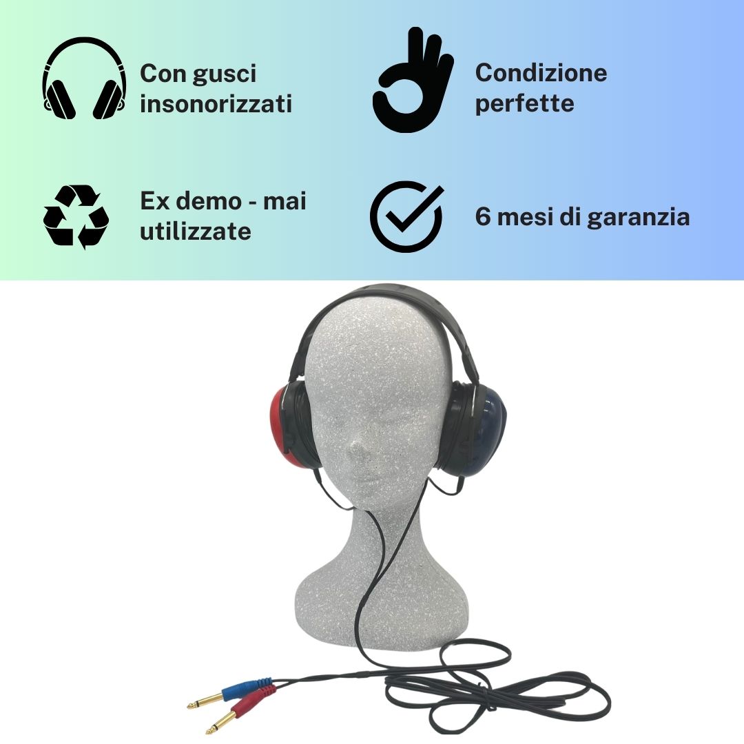 Cuffie per Audiometri con Gusci Insonorizzati antirumore ex demo– Dopp ...