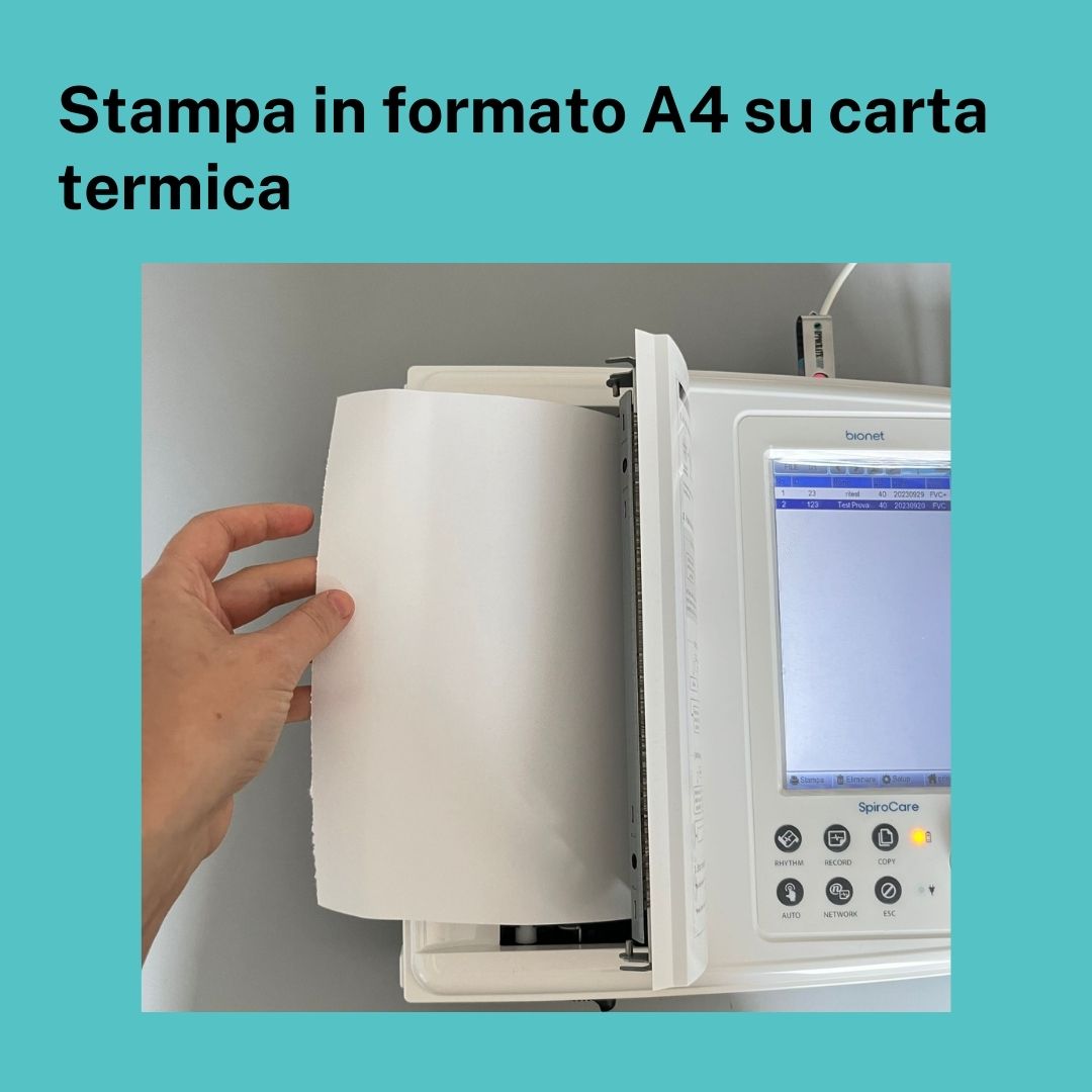 Bionet Spirocare spirometro portatile con stampante integrata ...