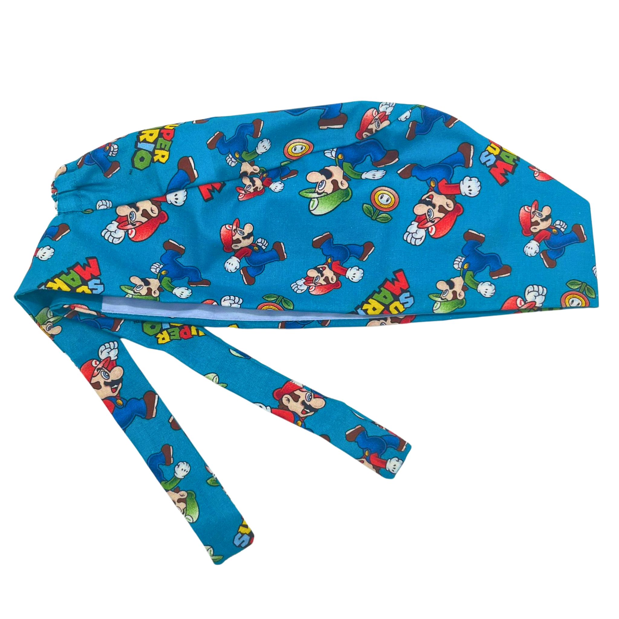 Cuffietta Chirurgica in Cotone con Fantasia Super Mario - IPPOCRATESHOP