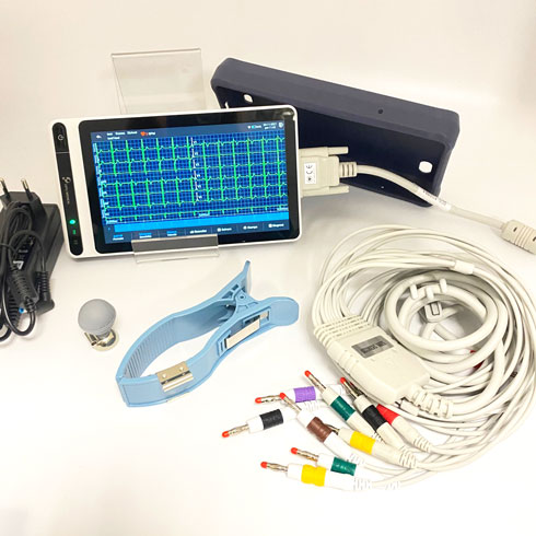 Elettrocardiografo tablet ecg portatile 12 derviazioni interpretazione ...